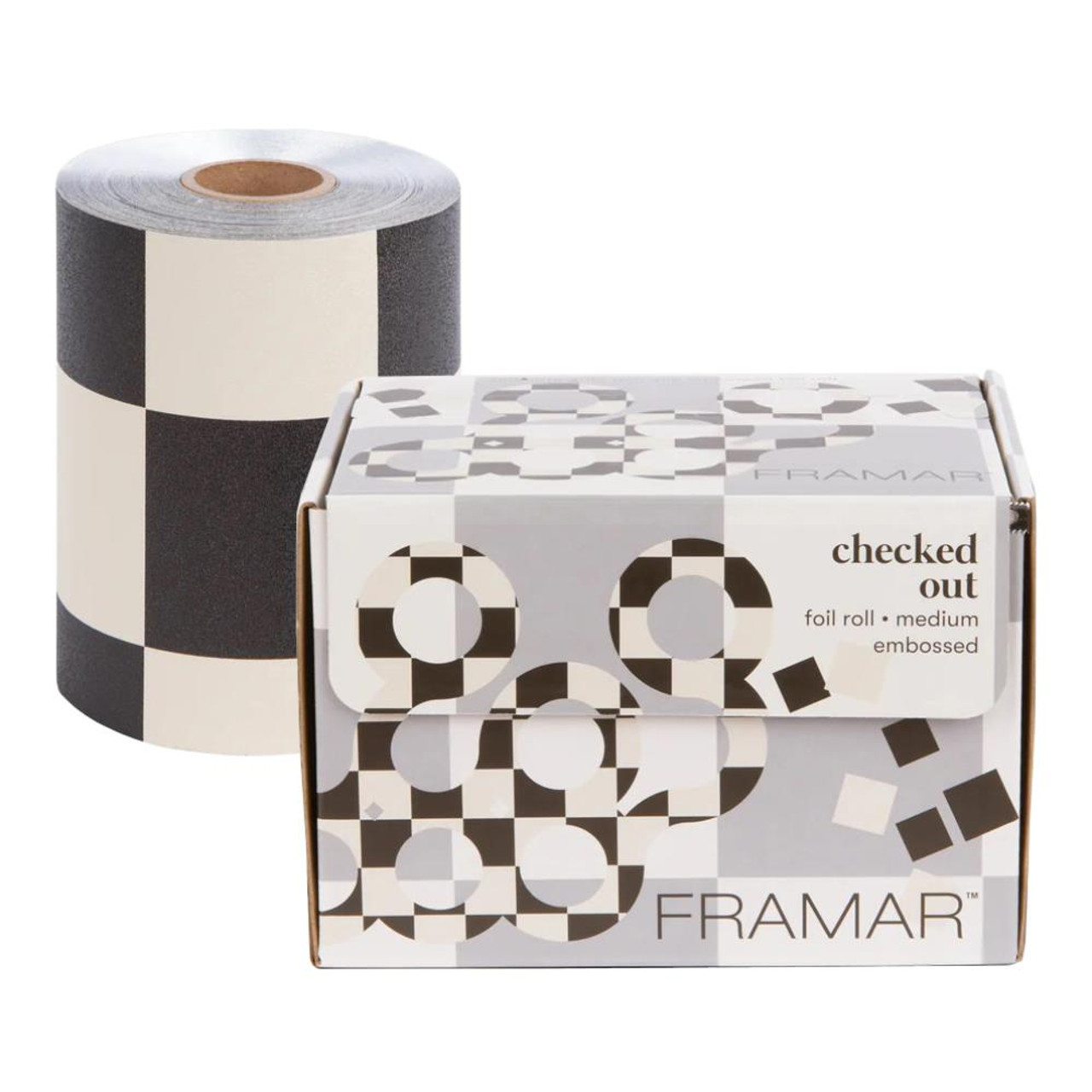 Framar Checked Out Embossed Roll Medium - Hairdays